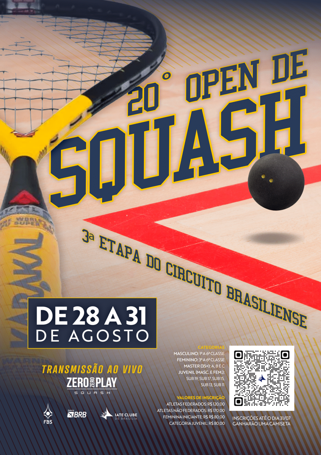 20º Open de Squash - Iate Clube de Brasilia